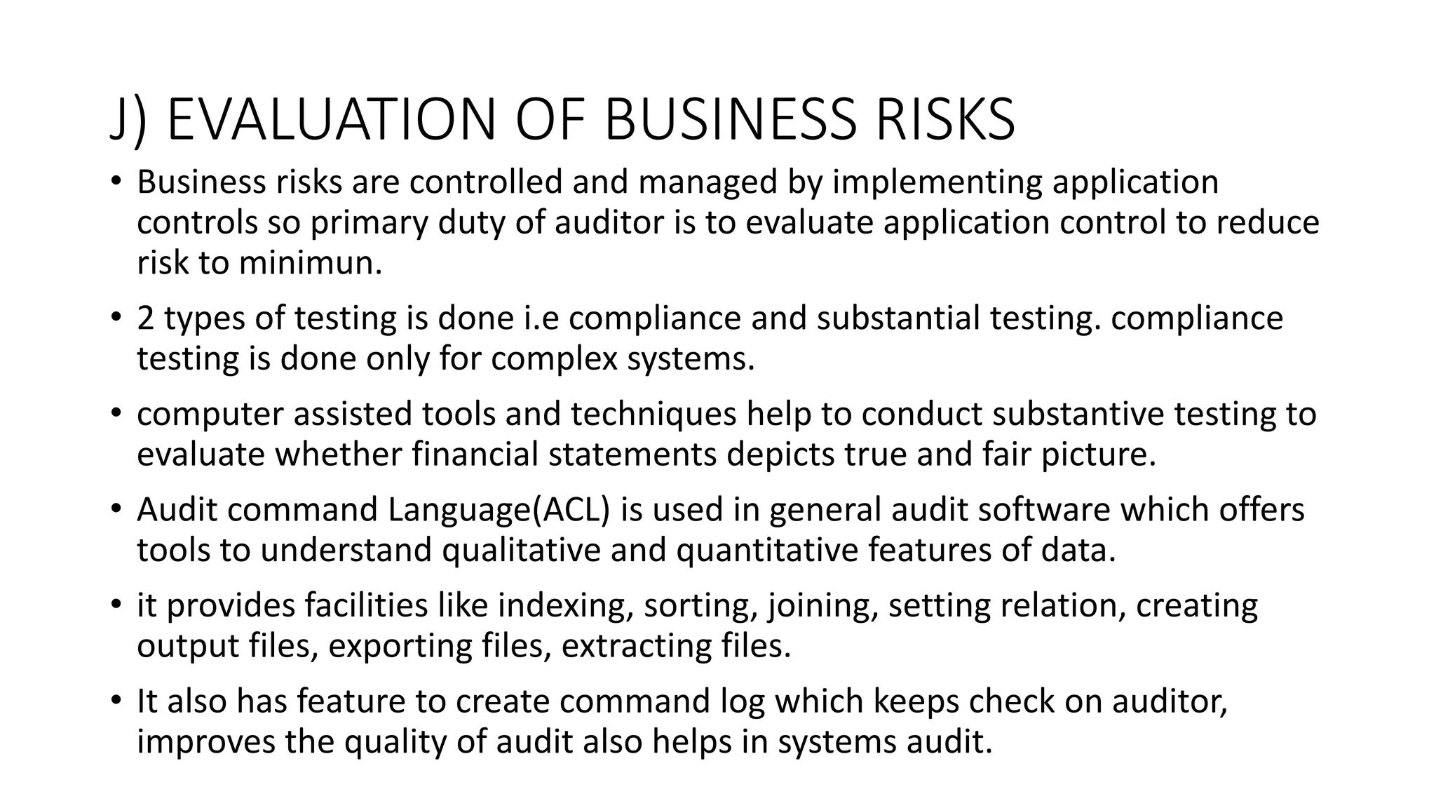 Information system audit 2 | PPTX