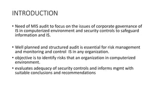 Information system audit 2 | PPTX