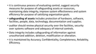 Information system audit 2 | PPT