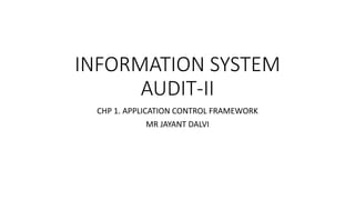 Information system audit | PPTX