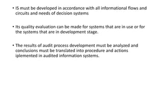 Information system audit | PPTX