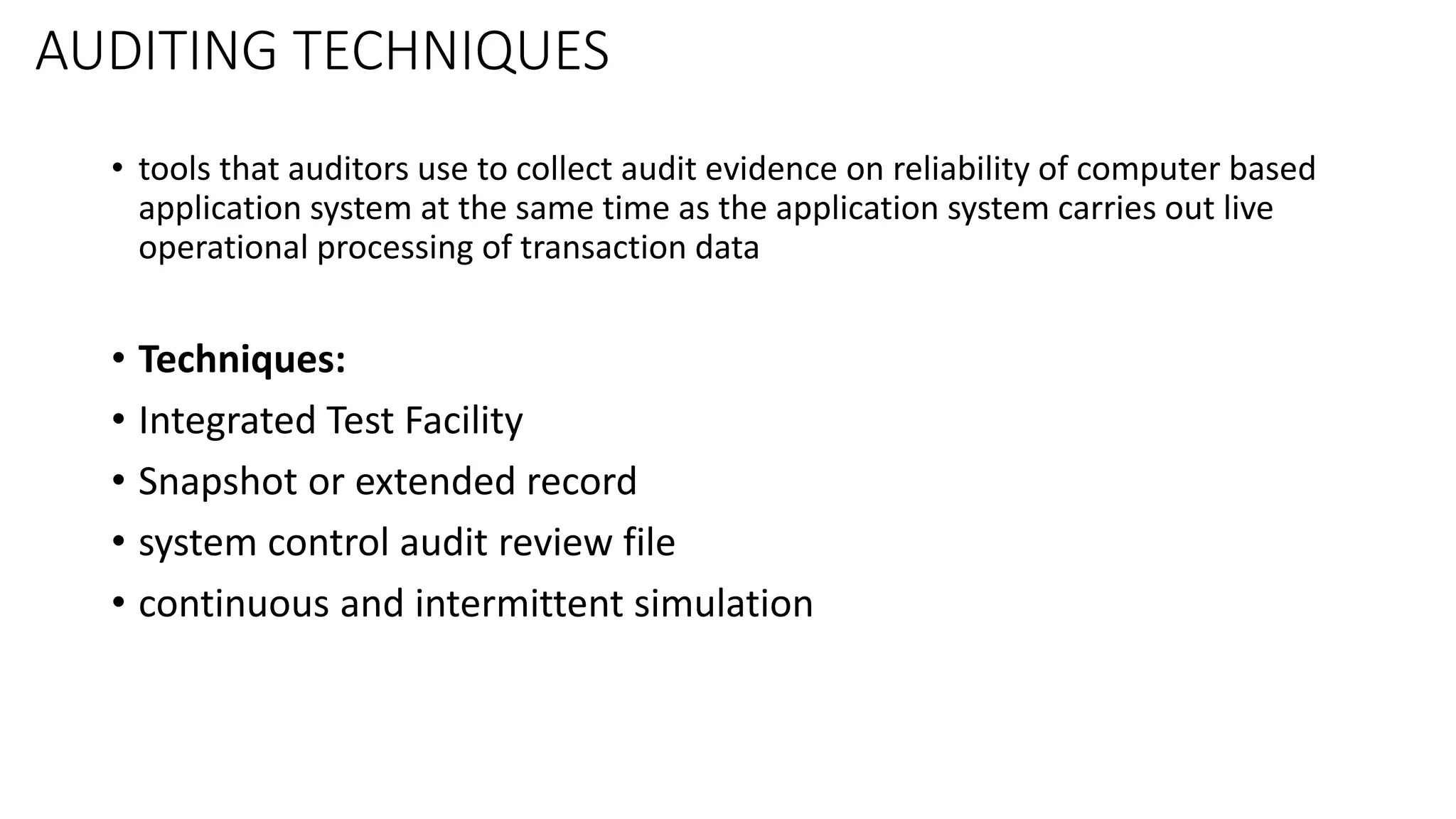 Information system audit | PPT