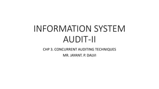 Information system audit | PPT