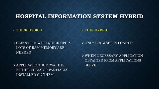 UNIT 3 - INFORMATION SYSTEM IN HEALTHCARE SEM II.pptx | Operating Systems | Computer Software ...