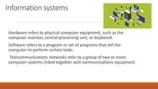 Information System(IS).pptx | IT and Internet Support | Internet