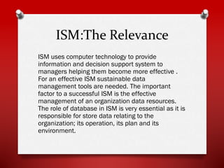 Information system management the new version | PPT