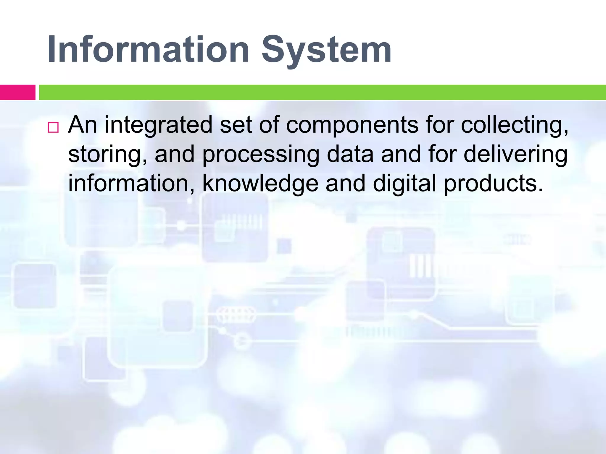 Information system new | PPTX | Databases | Computer Software and ...