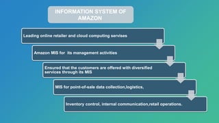 Information system of amazon | PPTX
