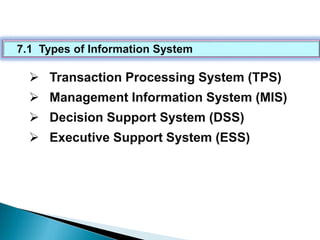 Information System Part 1 | PPTX