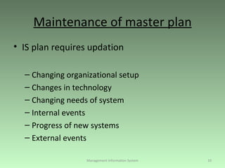 Information System Plan | PPT