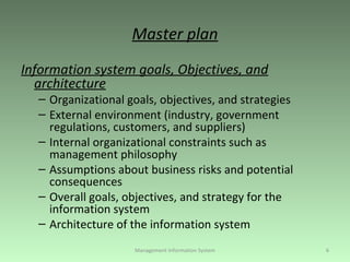 Information System Plan | PPT