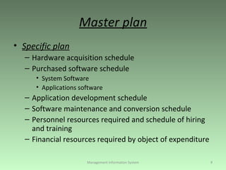 Information System Plan | PPT