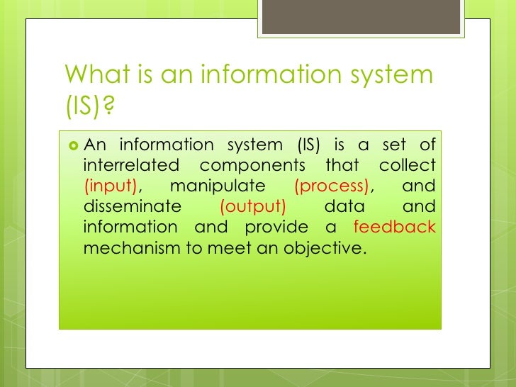Information Systems information-systems