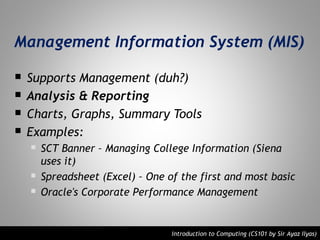 Information Systems By Haris khan (Software Engineer) | PPT