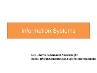 Information Systems | PPTX