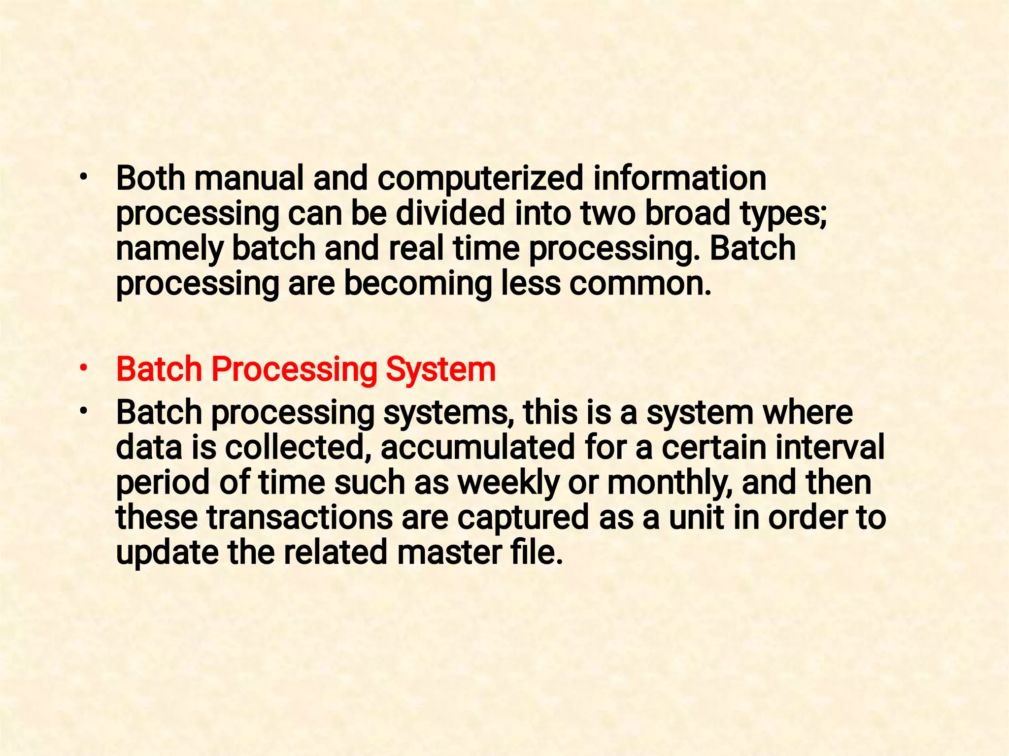 Information systems | PPT