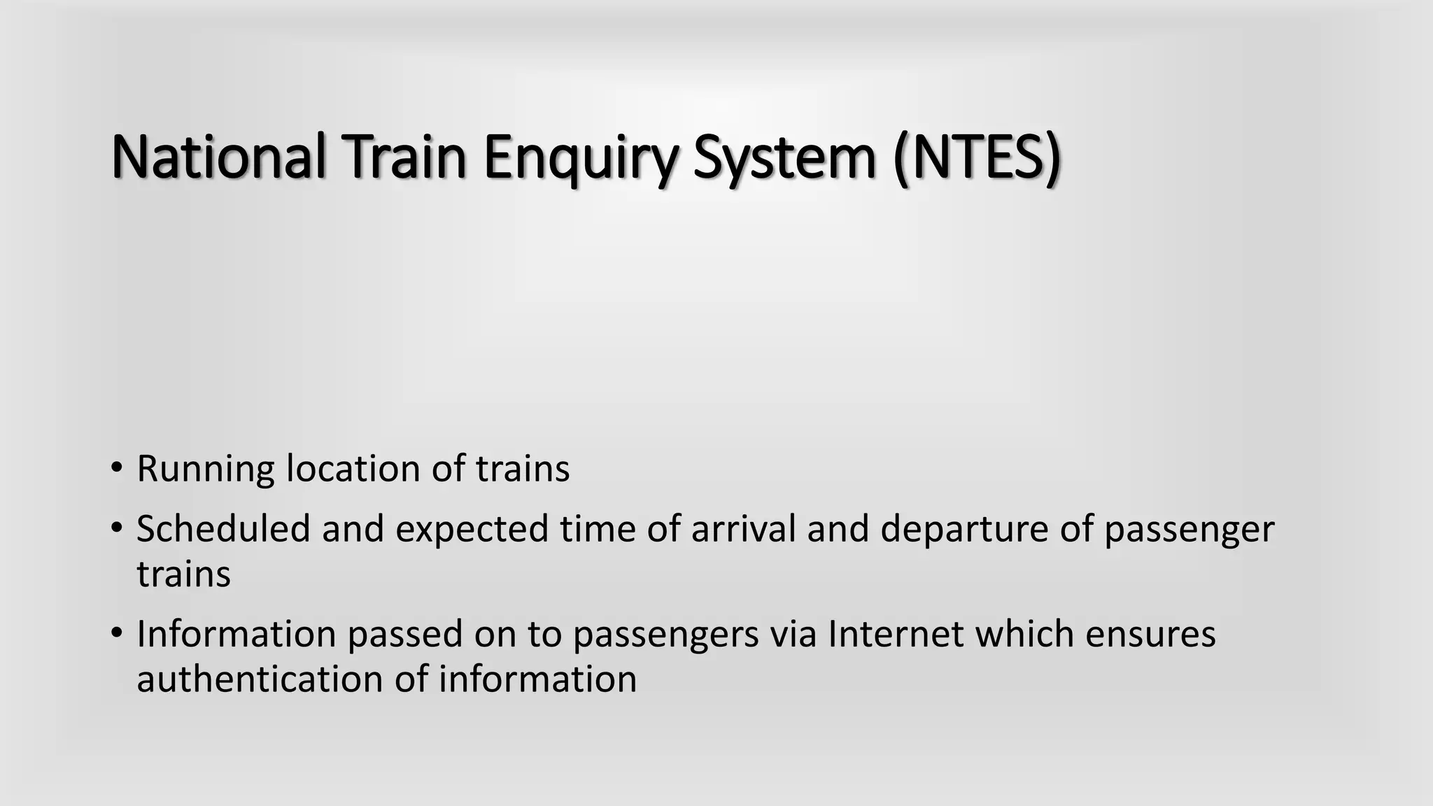Information Systems in Indian Railways | PPTX
