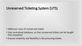 Information Systems in Indian Railways | PPTX | Rail Travel | Travel Type