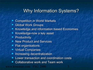 Information systems an overview | PPT