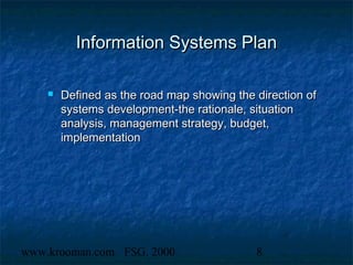 Information systems an overview | PPT