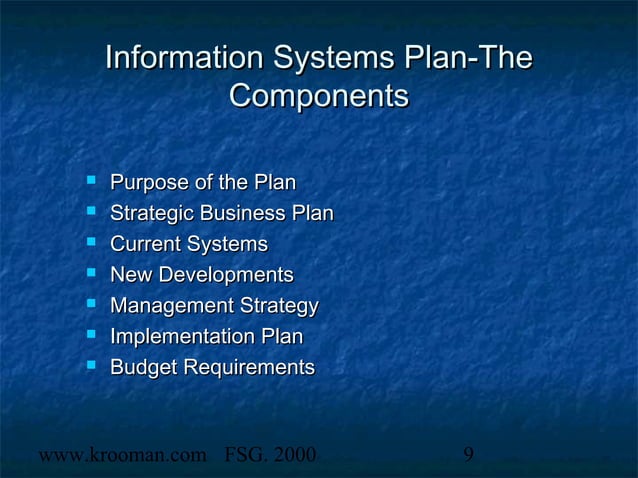Information systems an overview | PPT