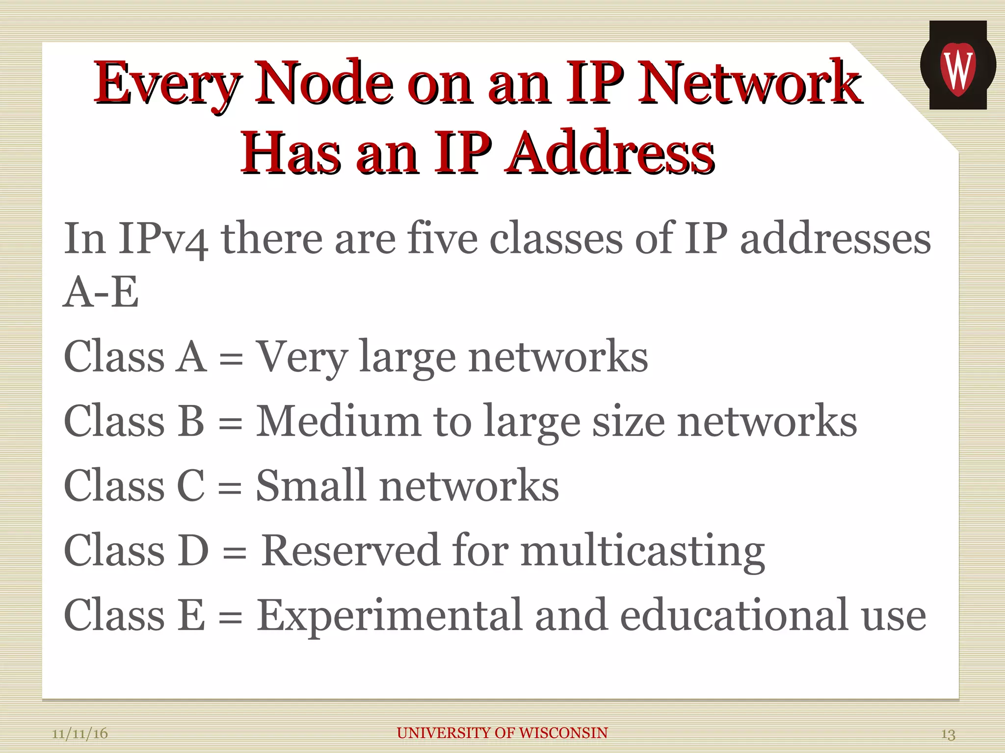 Network Design, Common Network Terminology and Security Implications | PPT