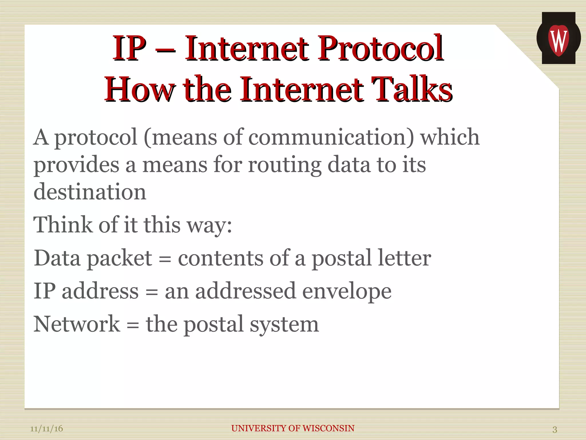 Network Design, Common Network Terminology and Security Implications | PPT