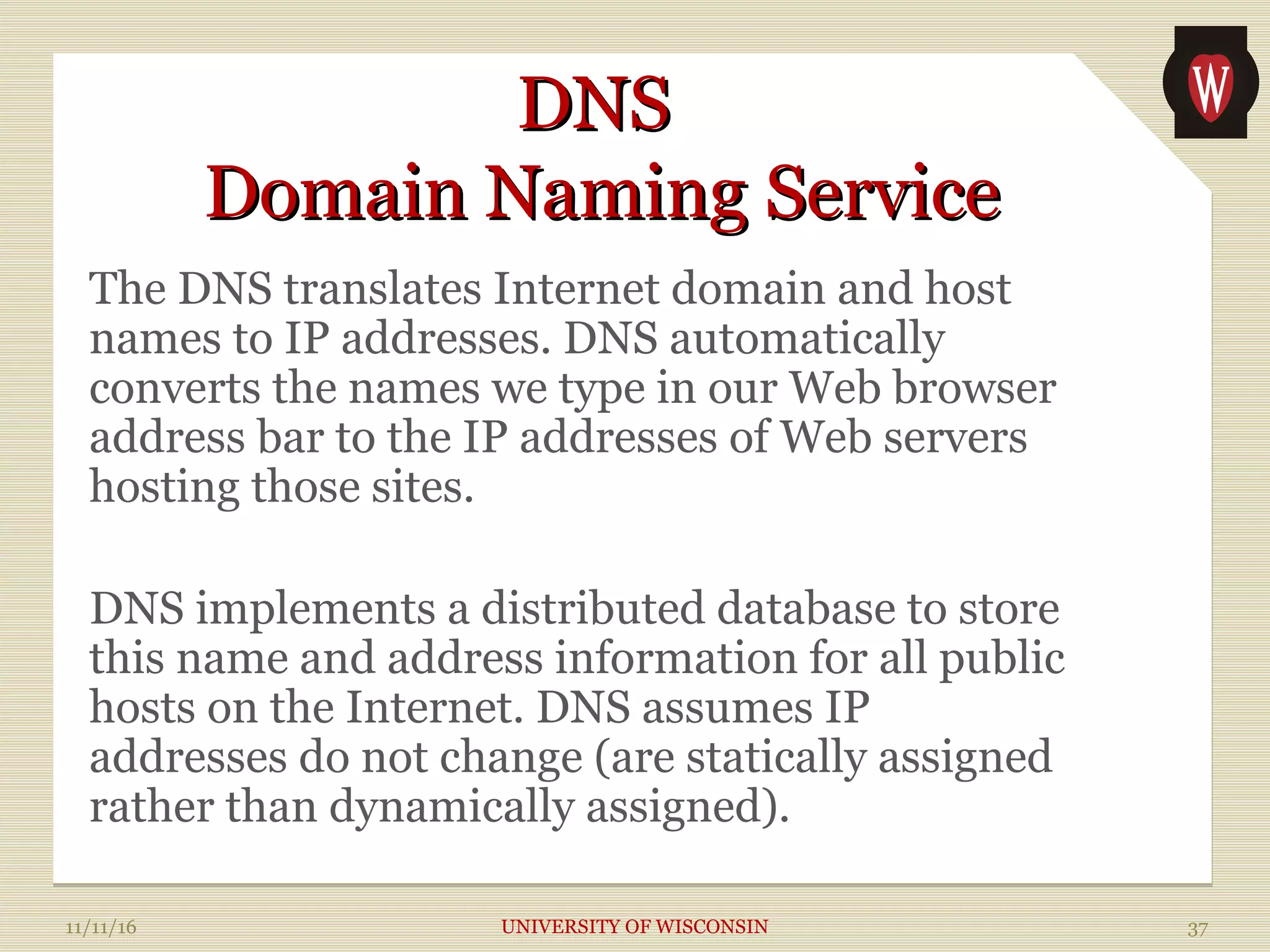 Network Design, Common Network Terminology and Security Implications | PPT