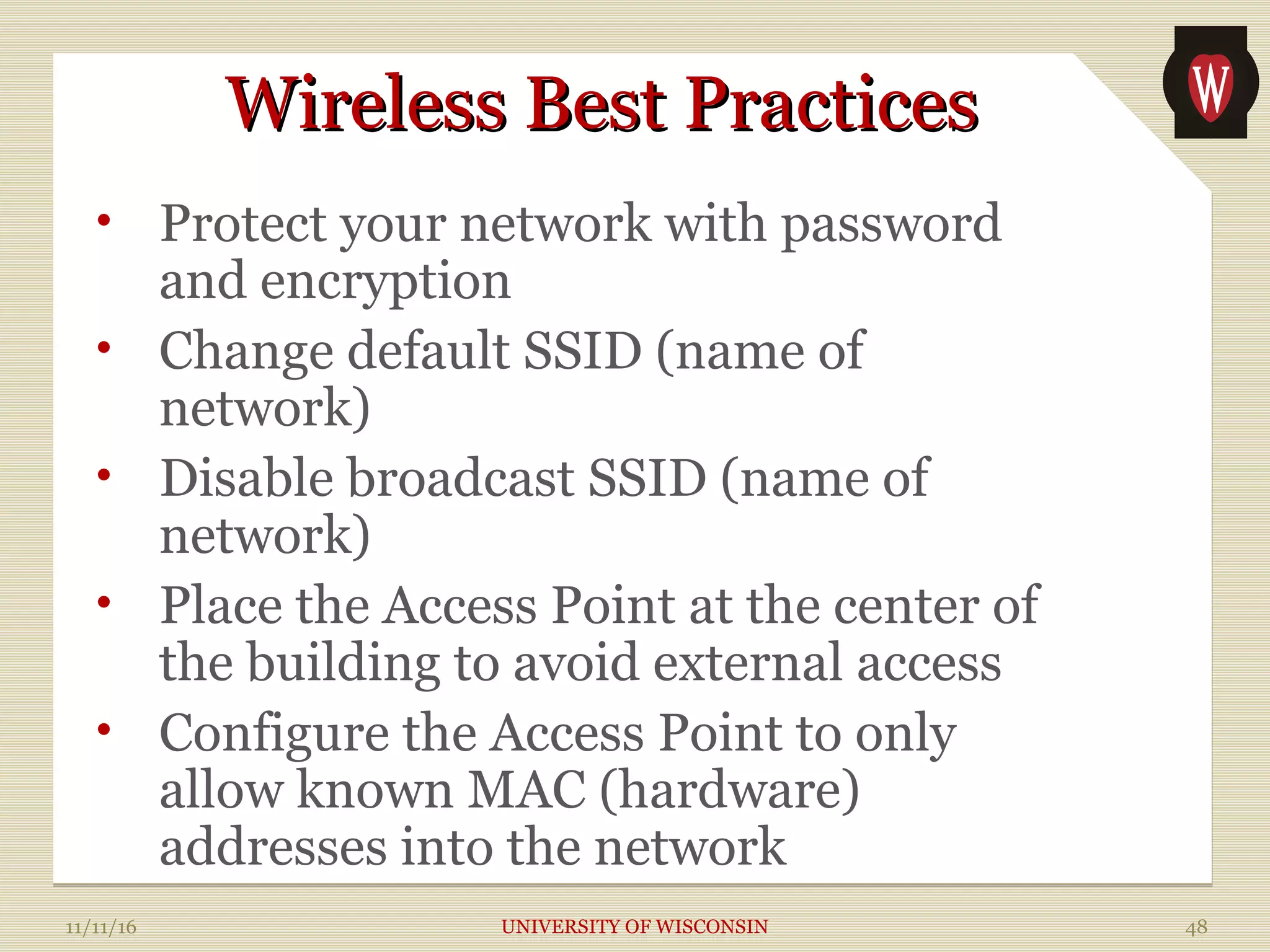 Network Design, Common Network Terminology and Security Implications | PPT