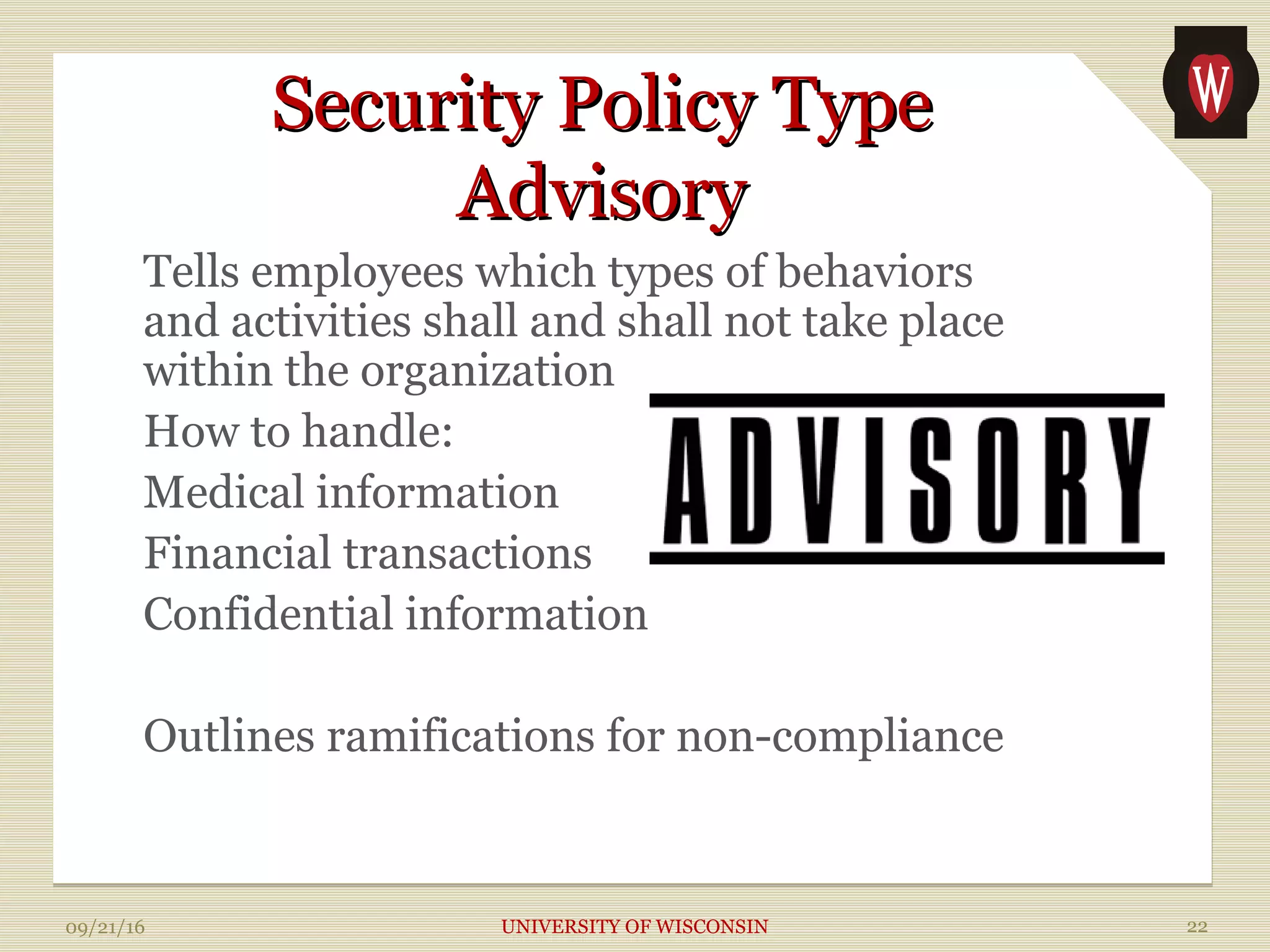 Information Security 365 Policies Data Classification Employee Training And Awareness Ppt