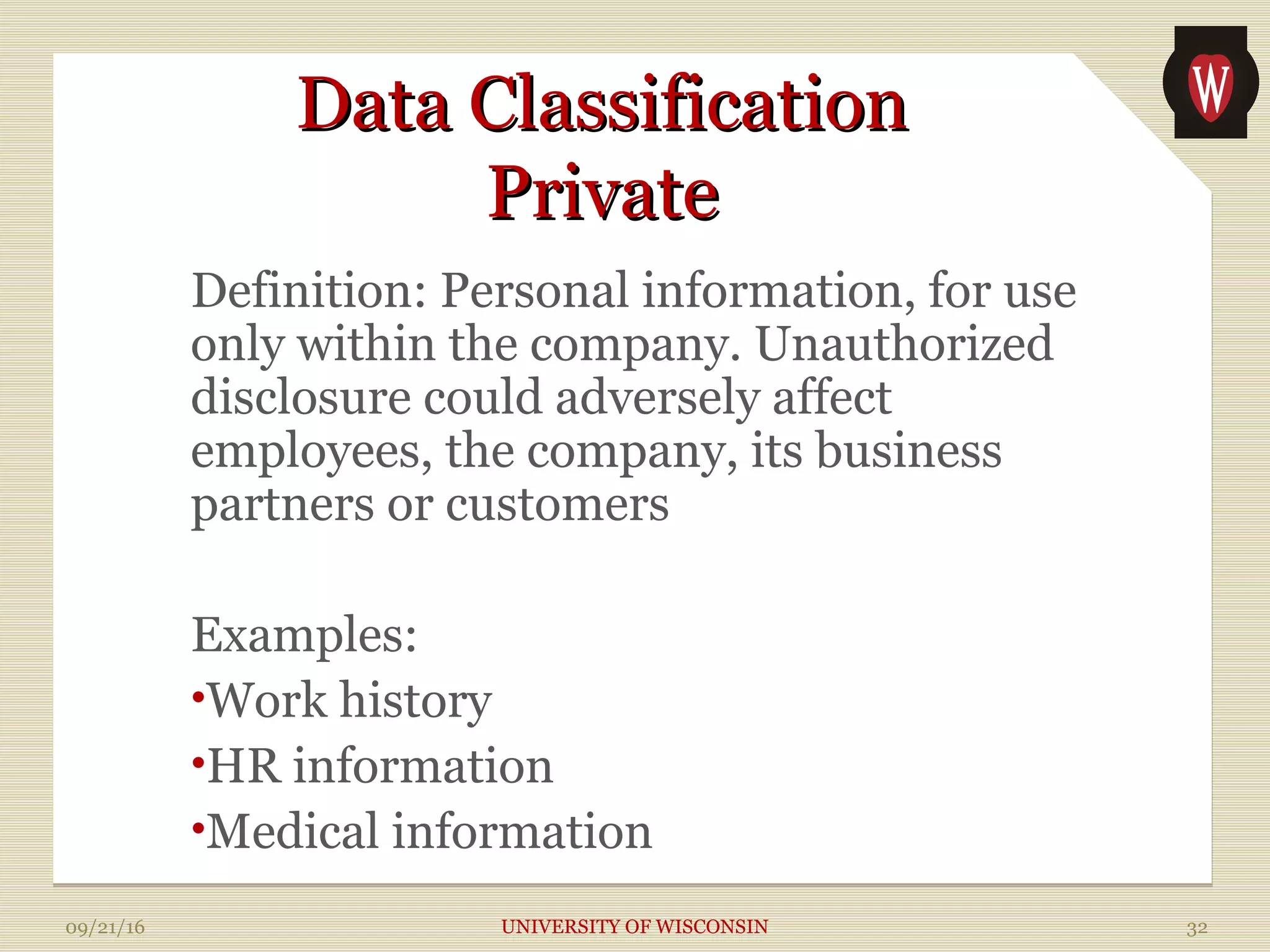 Information Security 365 -- Policies, Data Classification, Employee ...