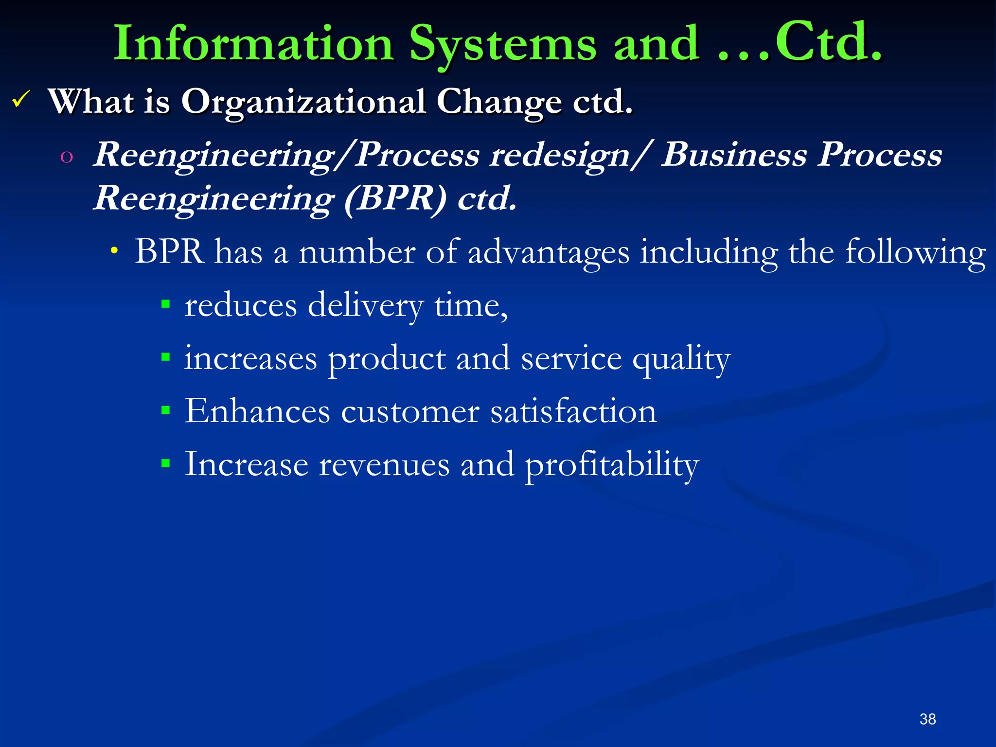 Information systems in Organizations | PPT