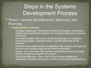 Information Systems Development and Acquisition | PPT