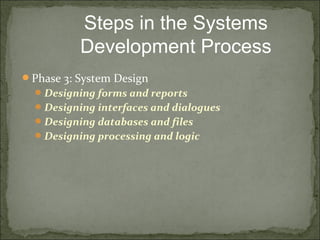 Information Systems Development and Acquisition | PPT