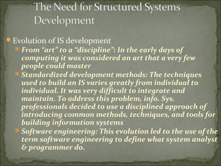 Information Systems Development and Acquisition | PPT
