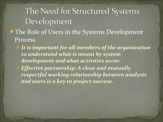 Information Systems Development and Acquisition | PPT