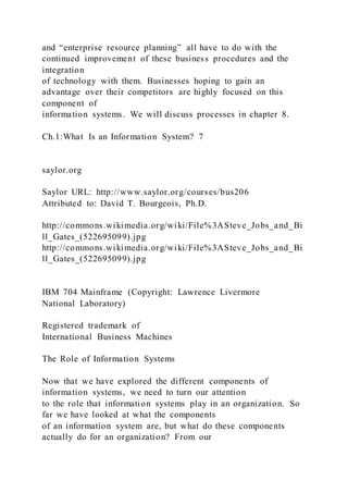 Information Systems for Business and Beyond David | DOCX