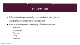 Information systems in organization | PPTX
