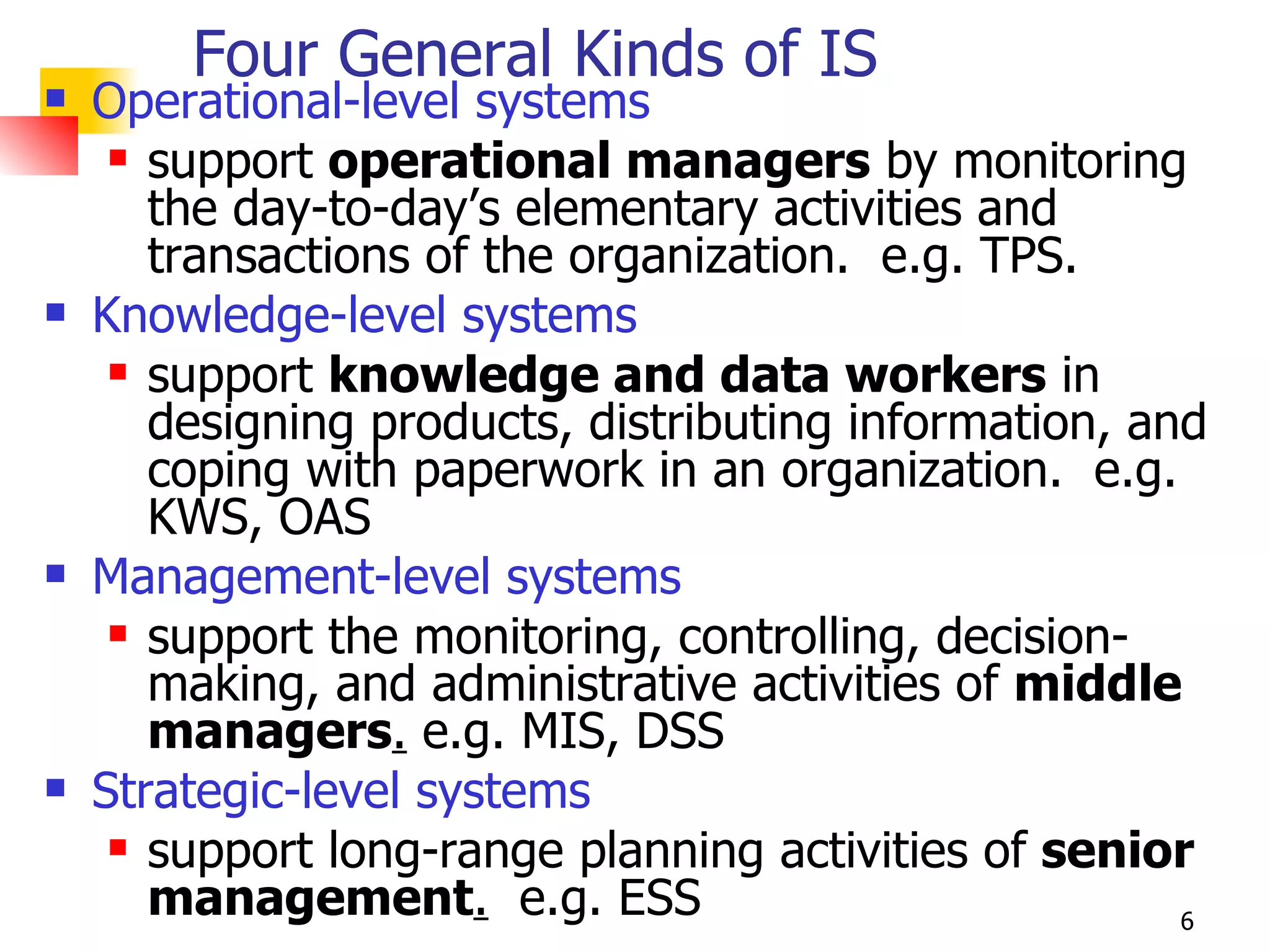 Information systems in the enterprise | PPT