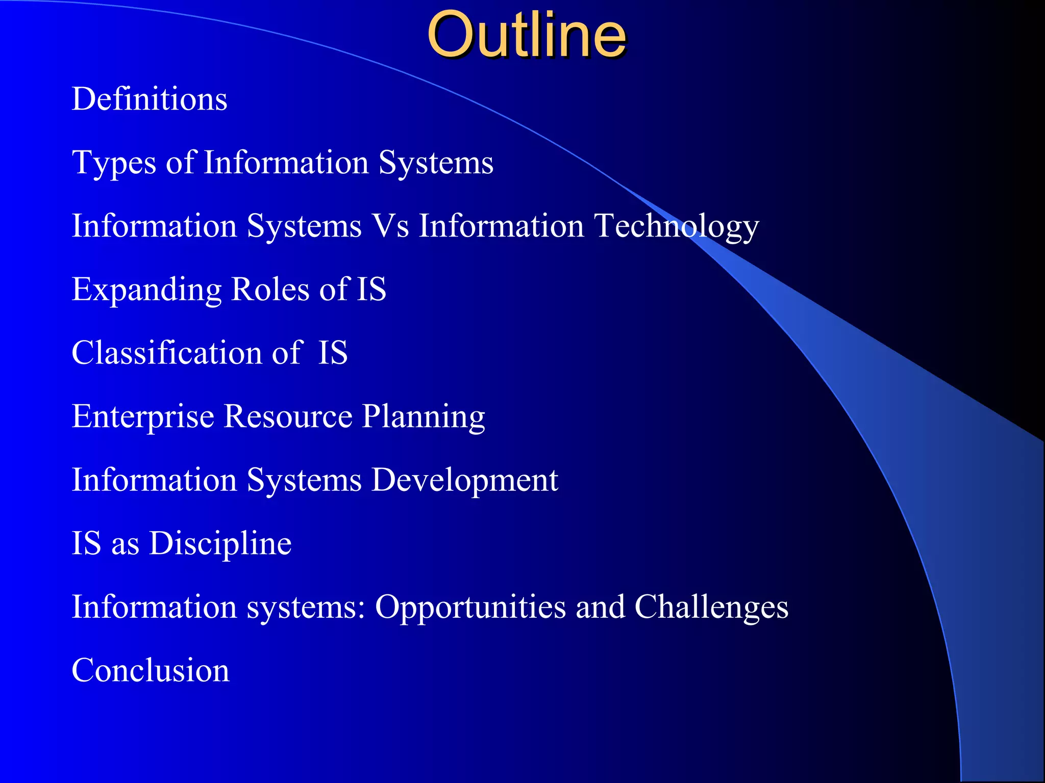 Information systems | PPT