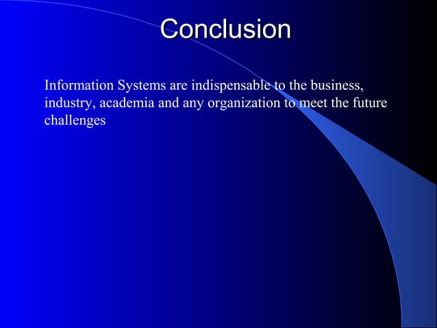 Information systems | PPT