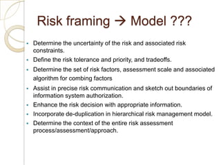 Information systems risk assessment frame workisraf 130215042410 ...