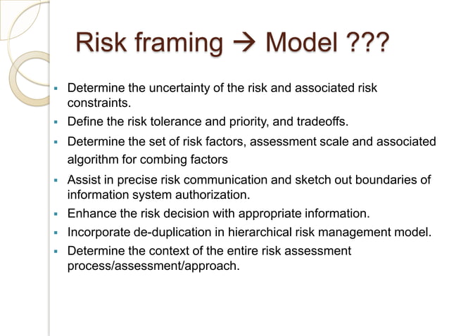 Information systems risk assessment frame workisraf 130215042410 ...