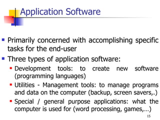 Information systems software | PPT | Operating Systems | Computer ...