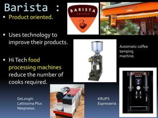 Information systems used in barista briggo | PPTX