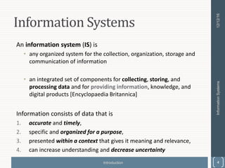 Information Systems | PPTX