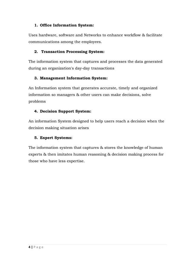 Information system used in mcdonalds | PDF | Operating Systems ...
