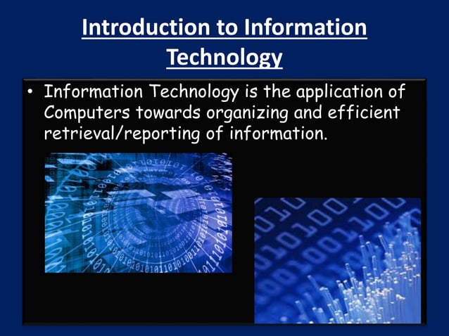Information technology | PPTX