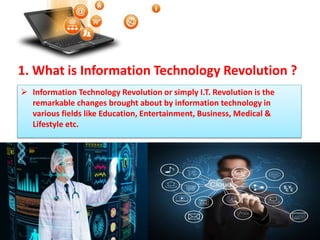 Role of Information technology in todays era | PPTX