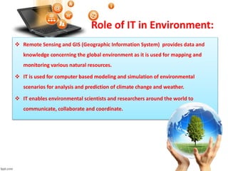 Role of Information technology in todays era | PPTX